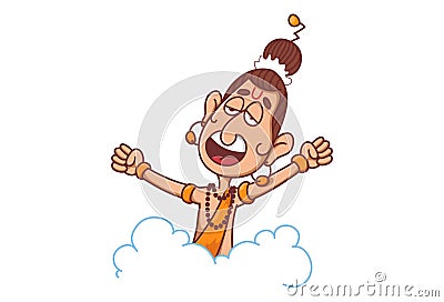 Cute Narada Muni Vector Illustration | CartoonDealer.com #119559724