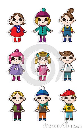 Cute People Icon Royalty Free Stock Photography - Image: 16794697