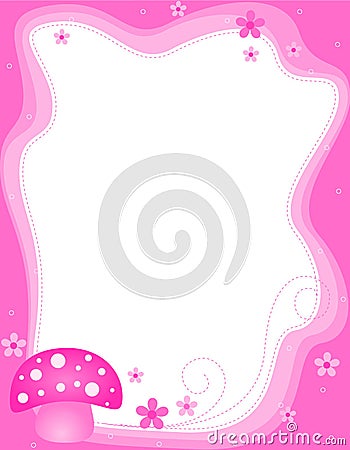 Cute Spring Border / Frame Royalty Free Stock Image - Image: 9972726