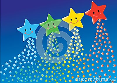 Cute Stars Stock Image - Image: 28043501