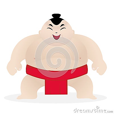 Cute Sumo Wrestler Stock Image - Image: 20393371