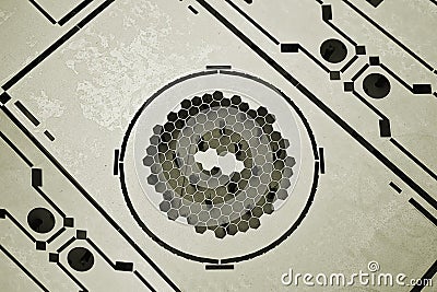 Cutout In The Metal Plate Stock Image | CartoonDealer.com #54220387