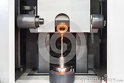 Cutting Drill Bit Assembly With Chuck Or Tool Holder Setting On Tool ...