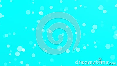 Cyan Bokeh Background Loop Animation. Moving Glow Bubbles Backdrop Stock Footage - Video of ...
