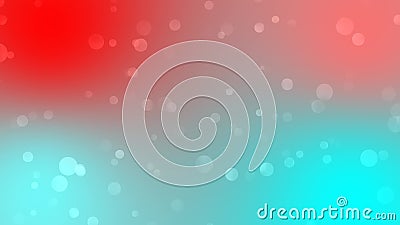 Cyan and Red Bokeh Gradient Background Loop Motion. Moving Bubbles Colorful Blurred Animation ...