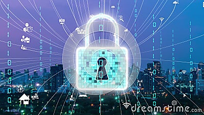 Cyber Security and Alteration Data Protection on Digital Platform Stock ...