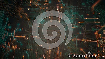 Cyberpunk Matrix and Computer Binary Code Stock Footage - Video of line ...