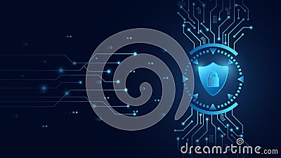 Cybersecurity And Information Protection. Data Protection Concept ...