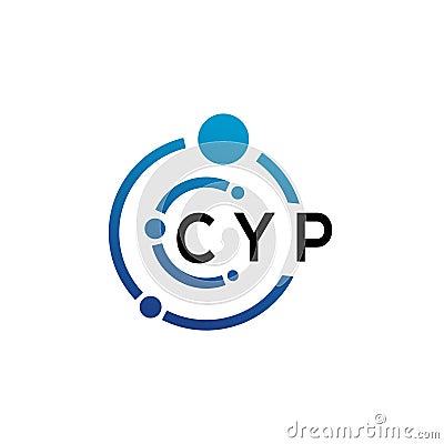 CYP Letter Logo Design On White Background. CYP Creative Initials ...