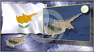 Cyprus Infographic Animation Map Stock Video - Video of eastern ...