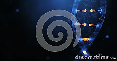 3D Animated Background of Structure of the DNA Double Helix Stock Video ...