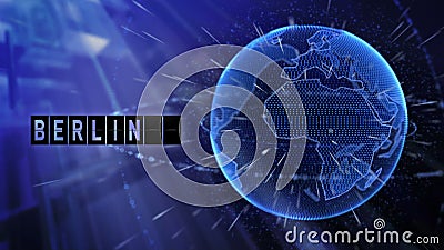 Berlin. Animated 4K Banner for a Tour Agency. Stock Video - Video of ...