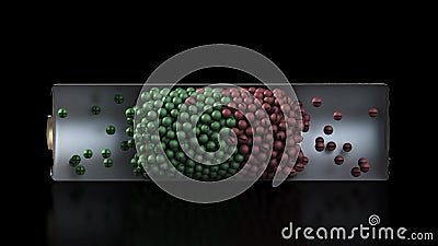 3D Animation of Battery Charging. Stock Footage - Video of charge ...