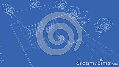 3D Looped Animation of Building Project Stock Video - Video of design ...