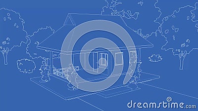 3D Looped Animation of Building Project Stock Video - Video of loop ...