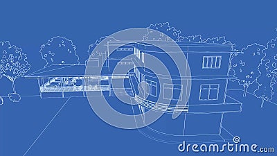 3D Looped Animation of Building Project Stock Footage - Video of ...