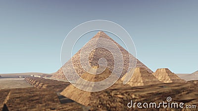 Animation of Pyramid on Giza in Egypt Stock Video - Video of egypt ...