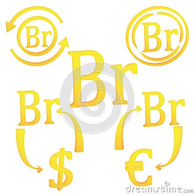 3D Belorussian Rouble Belarus Currency Symbol Icon Cartoon Vector ...