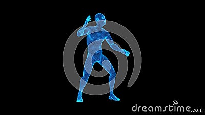 Blue Animated Earth Made From Numerical Data Stock Video - Video of ...