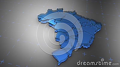 3D Brazil - Translucent stock video. Video of brunie - 160866337