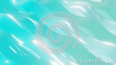3D Cartoon Abstract Waves Background Animation. Intro Seamless Loop ...