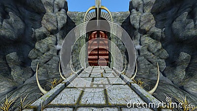 Space fortress stock video. Video of ruins, space, wall - 108320641