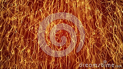 3d Falling Fire Particles, Effect of Flame, Computer Generated ...