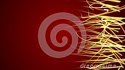 3d Falling Fire Particles, Effect of Flame, Computer Generated ...