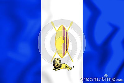 3D Flag Of Buganda Kingdom. Stock Photography | CartoonDealer.com #91385816