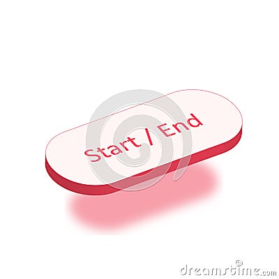 3D Floating Flowchart - Start Stop Cartoon Vector | CartoonDealer.com ...