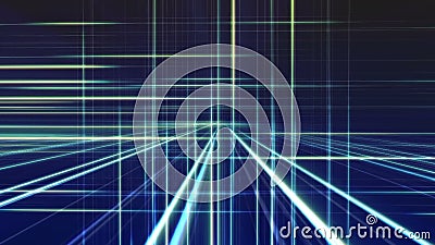 3d geometry line in space stock video. Video of looped - 251102401