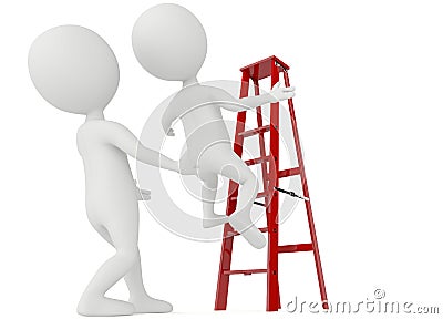 3d Humanoid Character Falling Royalty-Free Stock Image | CartoonDealer ...