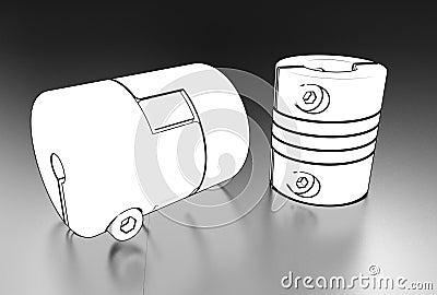 3d Illustration Of Coupling | CartoonDealer.com #94075143