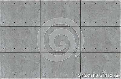 Seamless Texture Of A Monolithic Concrete Wall Royalty-Free Cartoon ...