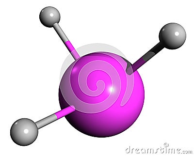 3D Image Of Arsine Skeletal Formula Stock Photography | CartoonDealer ...