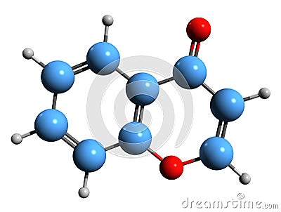 3D Image Of Chromone Skeletal Formula Stock Photography | CartoonDealer ...