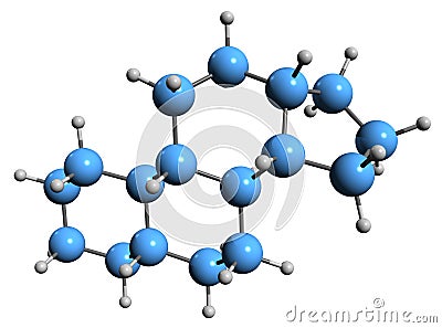 3D Image Of Gonane Skeletal Formula Royalty-Free Stock Photo ...