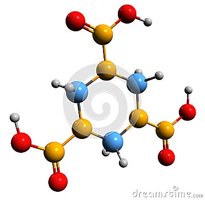 3D Image Of Hexogen Skeletal Formula Stock Photo | CartoonDealer.com ...