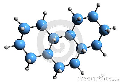 3D Image Of Phenanthrene Skeletal Formula | CartoonDealer.com #276350329