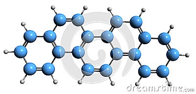 3D Image Of Picene Skeletal Formula Stock Photography | CartoonDealer ...