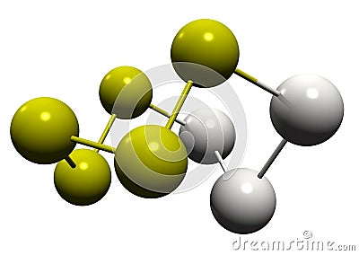 3D Image Of Selenium Disulfide Skeletal Formula | CartoonDealer.com ...