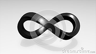 3d Infinity Rotating Loop Animation. Stock Video - Video of animation ...