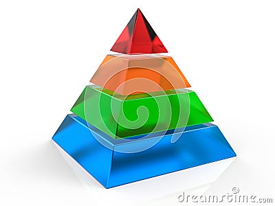 3D Isolated Pyramid Background Royalty-Free Stock Image | CartoonDealer ...