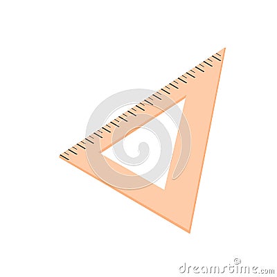 3d Isometric Triangular Ruler Icon. Isometric Inch And Metric Rulers ...
