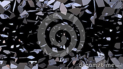 Glass Shattering Exploding Shards Broken 4K Stock Footage - Video of ...