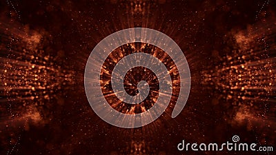 3d Loop Particles Animation with Depth of Field, Bokeh and Light Rays for Interesting Background ...