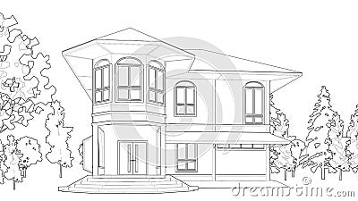 3D Looped Animation of Building Project Stock Video - Video of ...