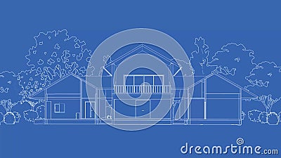 3D Looped Animation of Building Project Stock Video - Video of cafe ...