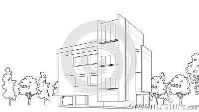 3D Looped Animation of Building Project Stock Video - Video of module ...