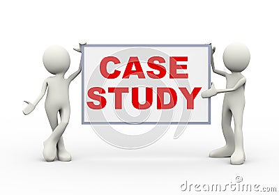 3d Man Holding Case Study Stock Illustration | CartoonDealer.com #48524497